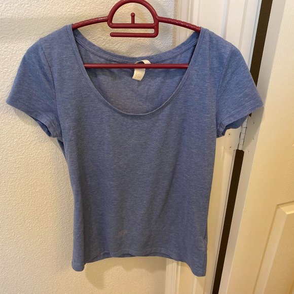 H&M | Tops | Hm Blue Tee | Poshmark